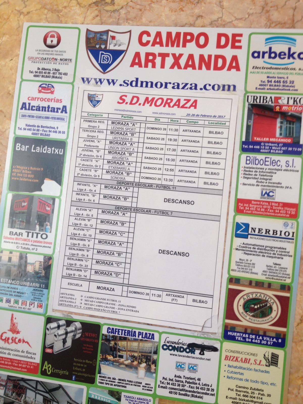 Hopping all over the World Two: SD Moraza (Spain)