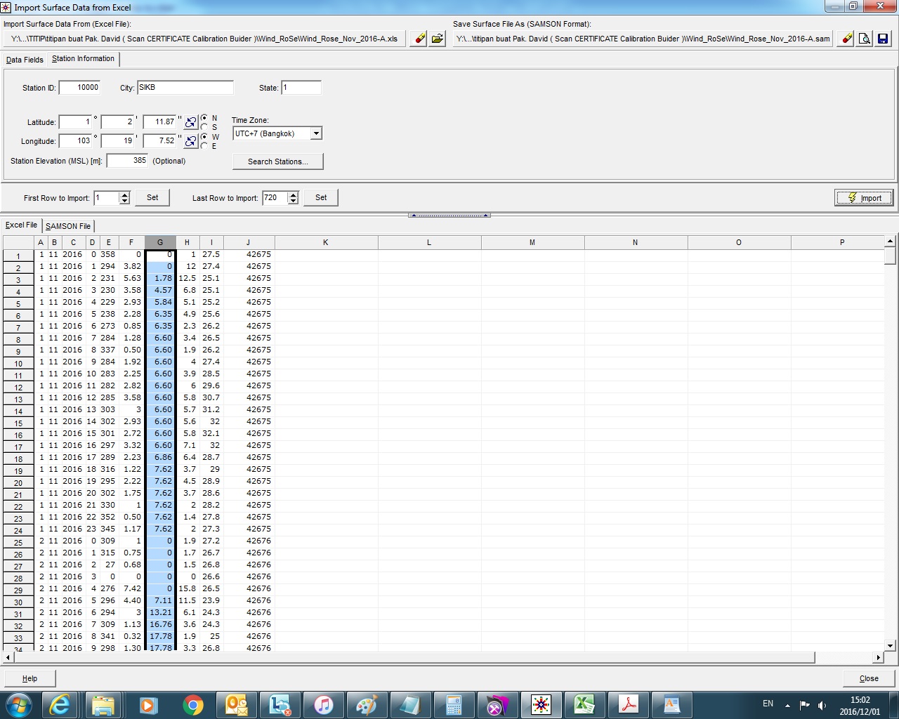 Linux , Java, DimCon & Surveyor Activities: Wind Speed and Direction ...