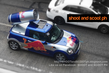 SHOOT and SCOOT PH: The Red Bull Mini Cooper