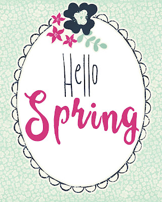 The Cozy Red Cottage: Hello Spring! Free Printable