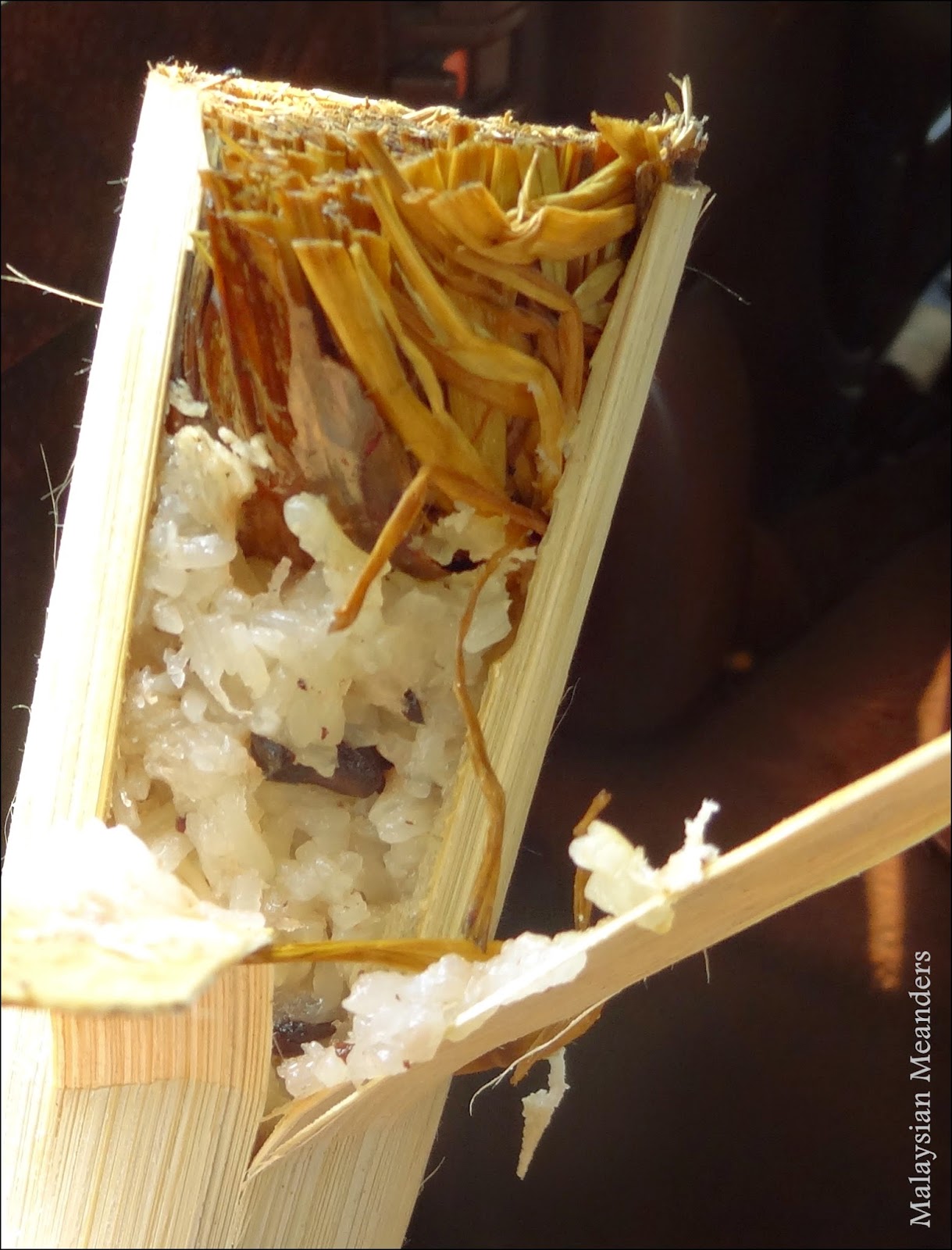 Malaysian Meanders: Cambodian Snack Food: Bamboo Sticky Rice