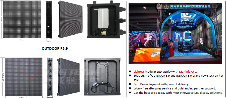 Yes-Tech Magic Stage LED Display for Numerous Occassions