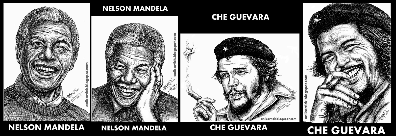 CHENNAI Animation Artist ANIKARTICK SKETCHES: CHE GUEVARA - Ernesto CHE ...