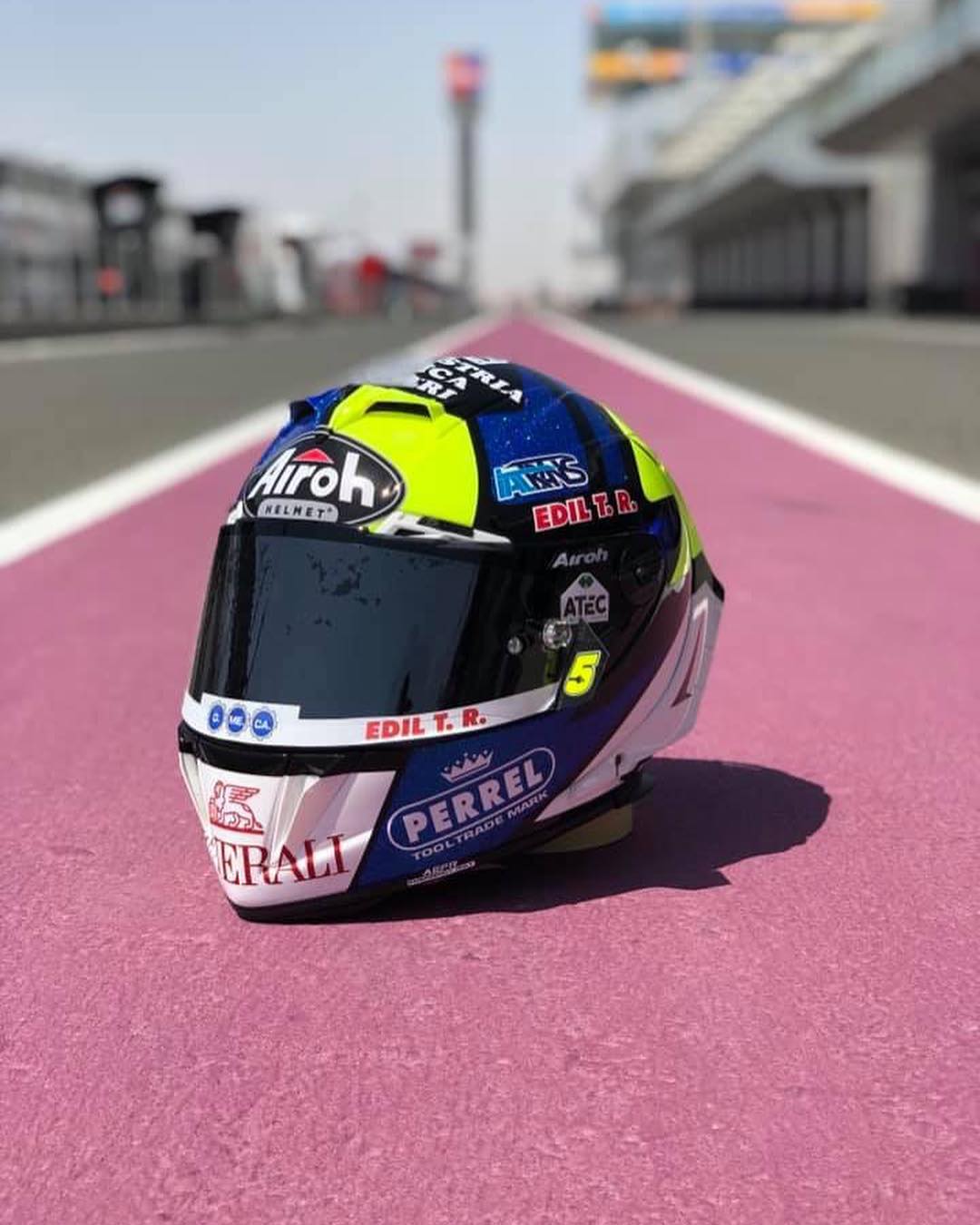 Racing Helmets Garage: Airoh GP550 A.Locatelli 2019 by Bargy Design