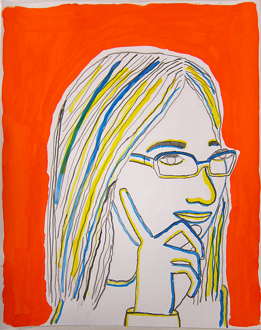 Mr. Bob's Middle & High School Art Room: 7th grade ink portraits