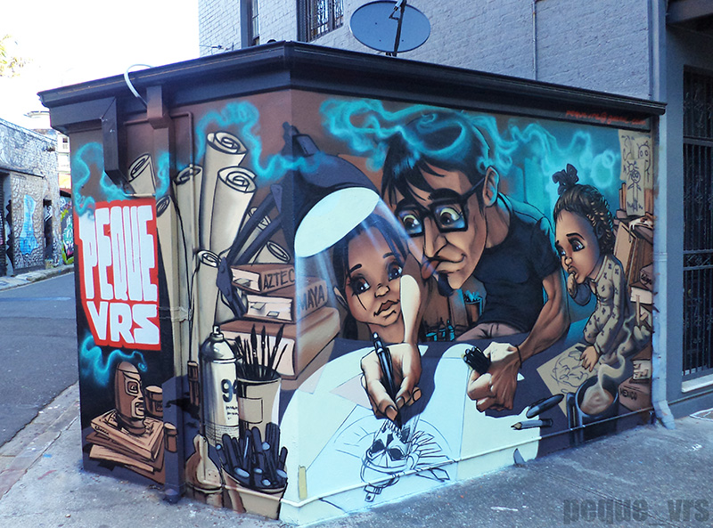 Peque_vrs: PEQUE VRS, St Peters Sydney Australia 2013.