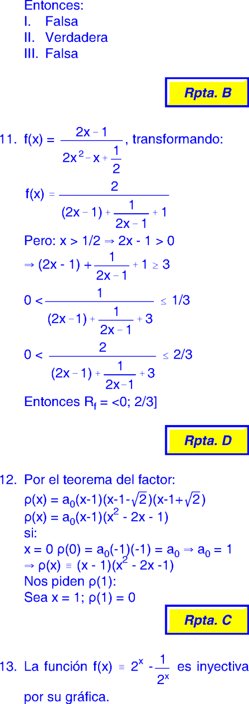 ÁLGEBRA UNI EXAMEN RESUELTO DE ADMISIÓN A LA UNIVERSIDAD DE INGENIERÍA