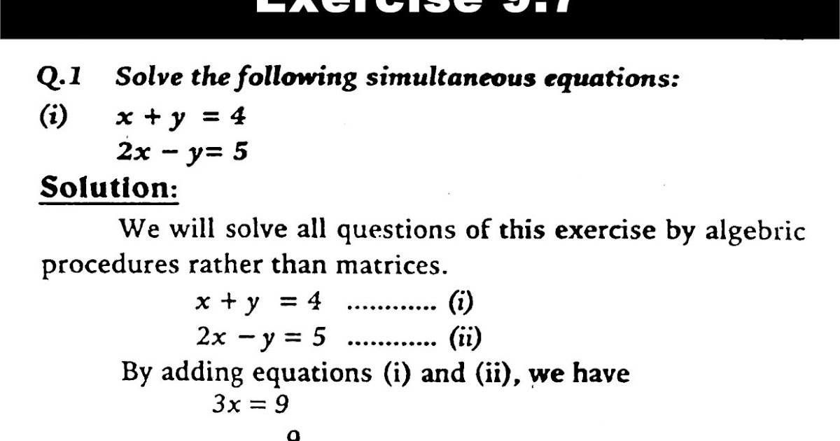 Education Is The Key To Success: General Mathematics For Class IX ...