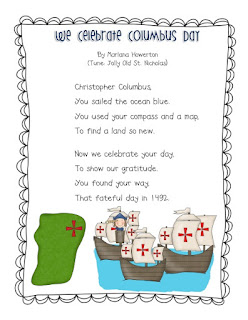 Lil Country Librarian: Columbus Day Mini Math and Literacy Unit and a ...