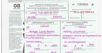 .:|Gestoría del Automotor en La Plata|:.: Formulario 08 La Plata