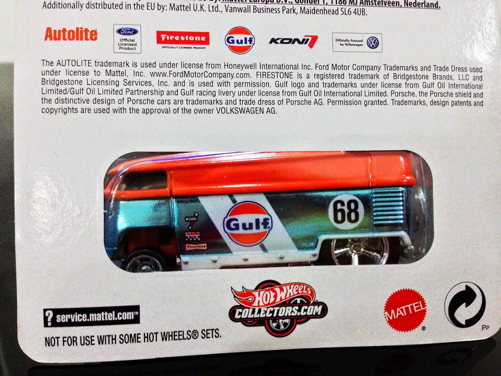 Hot Kustoms Mini Cars: 2014 RLC Gulf Racing Drag Bus