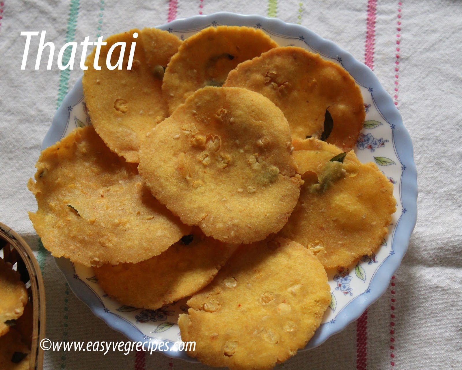Thattai Recipe -- How to make Thattai - E.A.T. easyvegrecipes