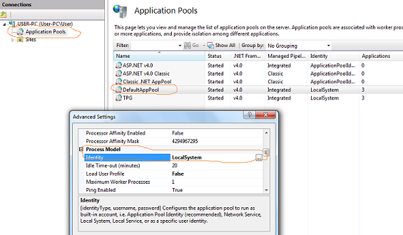 DOT NET SOLUTIONS: Login failed for user iis apppool default apppool System.Data.Sqlclient ...