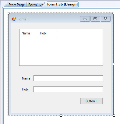 Cara menampilkan data pada Listview Di VB.NET - Kamar Programmer