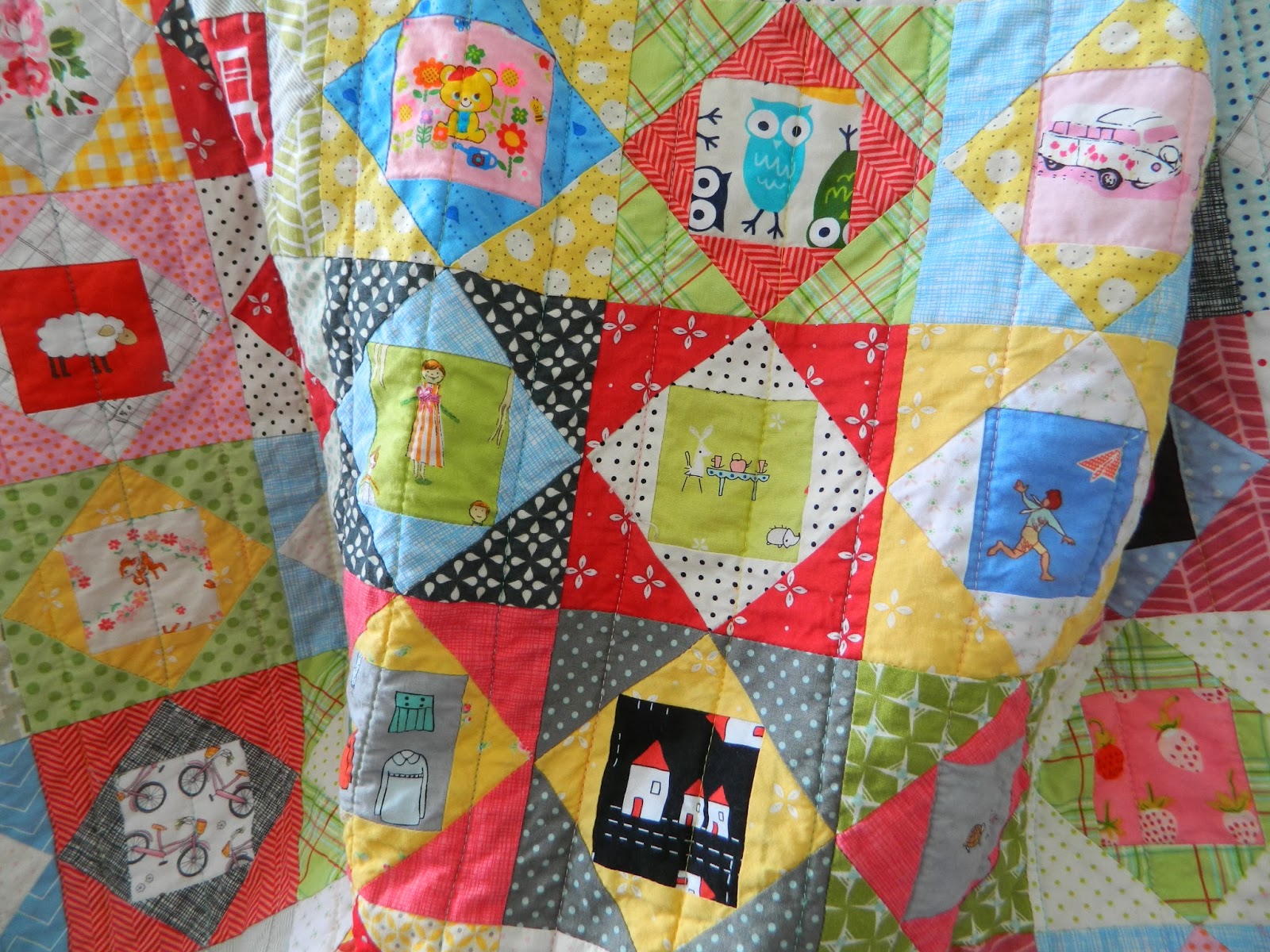s.o.t.a.k handmade: economy block quilt {all finished}
