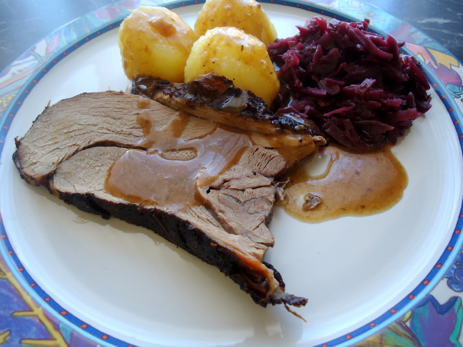 Martinas Kochküche: Wildschweinkeule mariniert