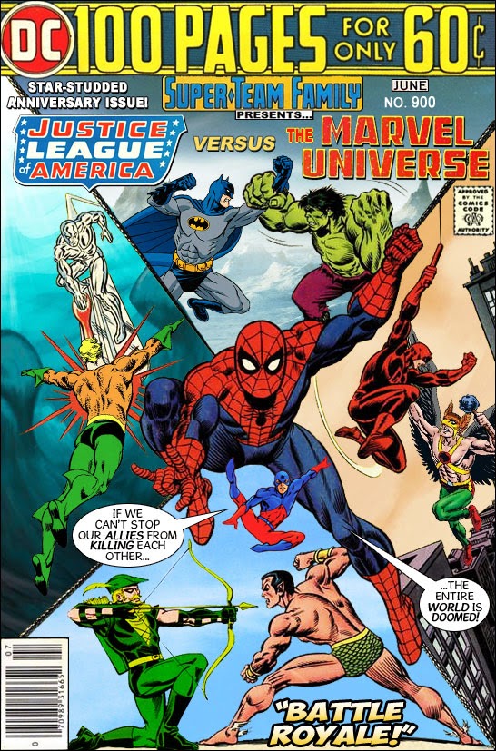 Seduced by the New...: Comic Book Cover Mash-Up