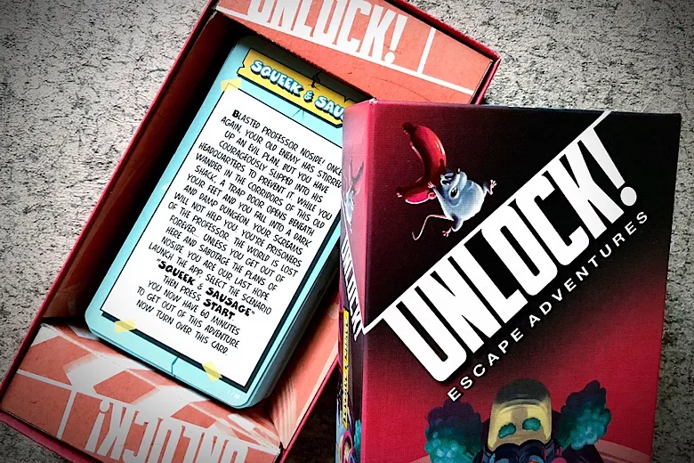 Card Game: Unlock! Squeek & Sausage from Asmodee | Kardify - Playing ...