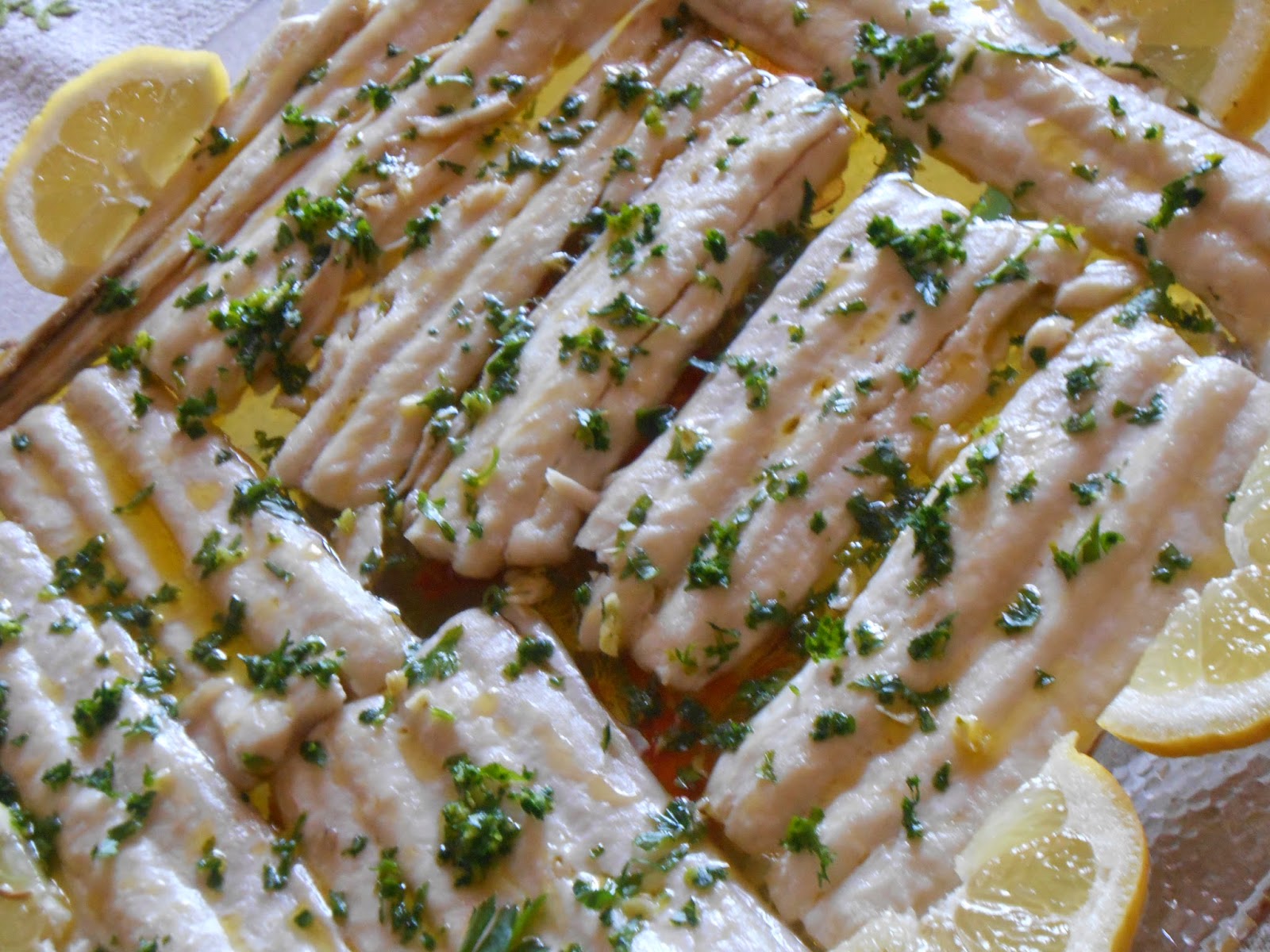 Il mondo di Rina: Filetti di pesce spatola al limone