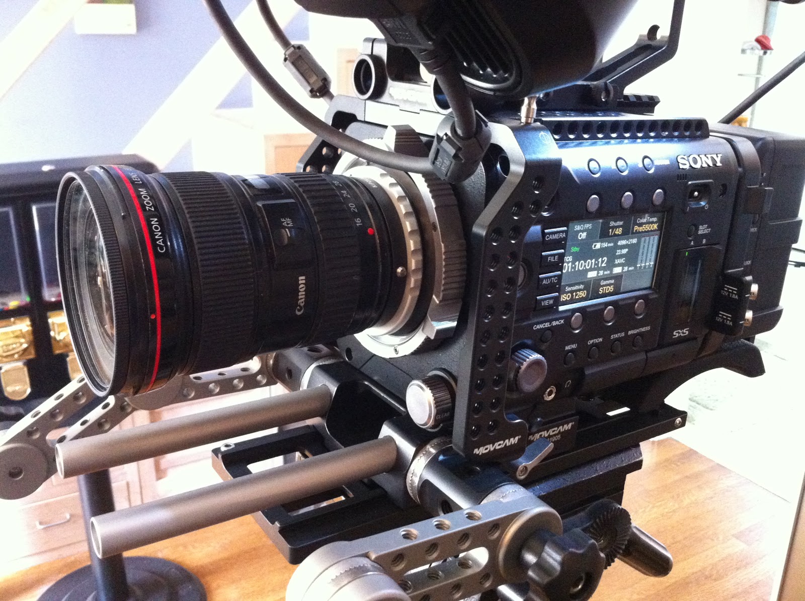 On the Wave Productions News: CANON EF ADAPTERS for SONY F3 F5 & F55