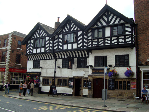 Tudor Style Buildings in Chester - Britain All Over Travel Guide