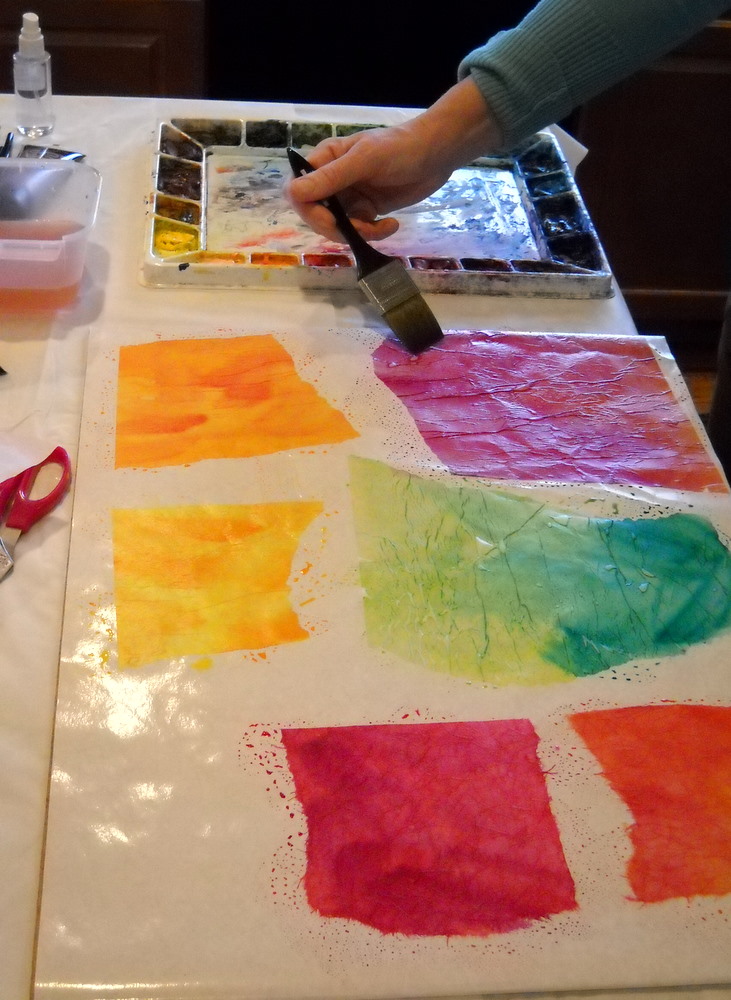 Martha Kisling Colorful Contemporary Art: Watercolor Collage Tutorial ...