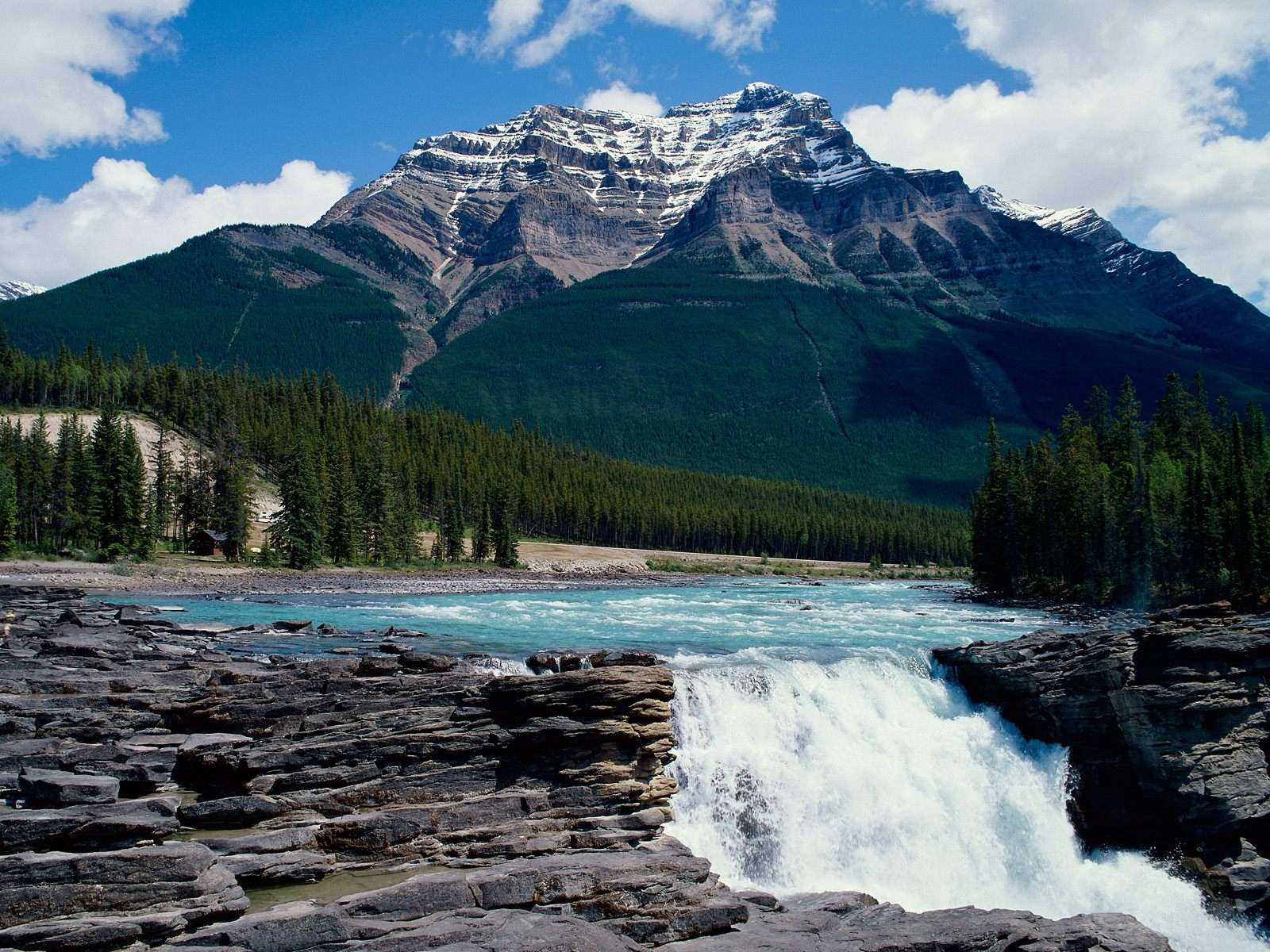 Athabasca Falls - Parque Nacional de Jasper - Alberta - Canadá ~ Você ...