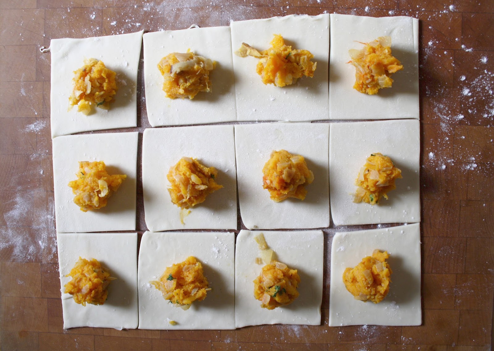 salt & zest: Butternut Squash and Caramelized Onion Burekas