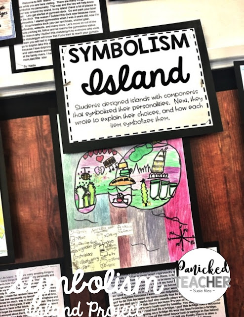 Symbolism Island Projects! | Panicked Teacher
