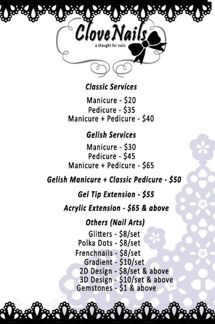 ♥: 1st Nail Sponsor: Clove Nails♥