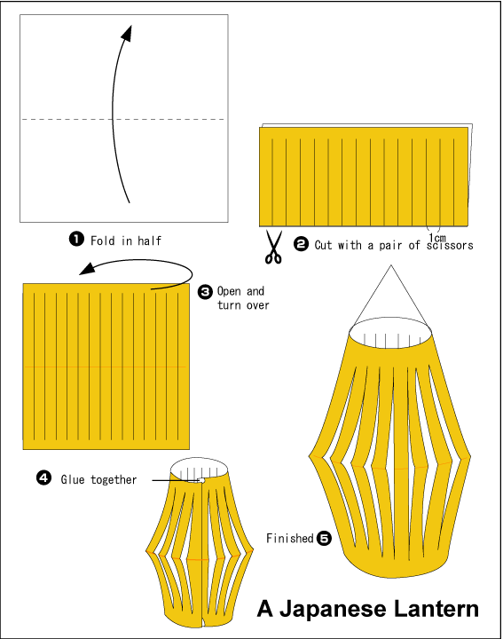 Japanese Lantern Easy Origami Instructions For Kids Japanese Lantern Easy Origami Instructions For Kids