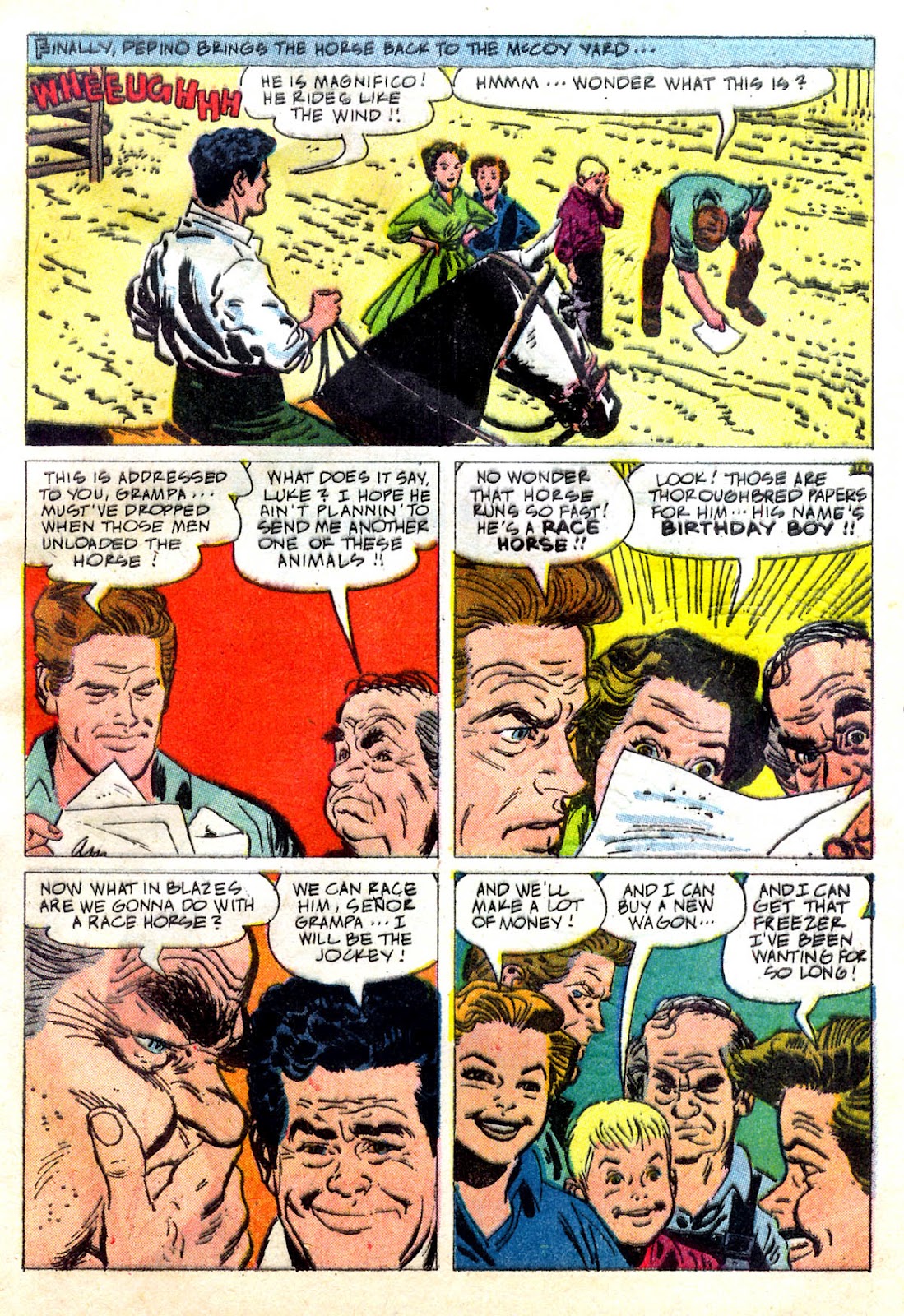 The ALEX TOTH archives: TOTH - FOUR COLOR COMICS 1134 Real McCoys ...