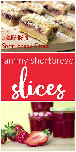 Jammy Shortbread Slices - A Cornish Food Blog | Jam and Clotted Cream