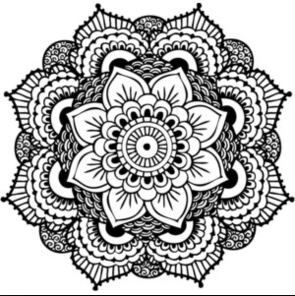 frieda louise: Radial Symmetry Mandala Lesson