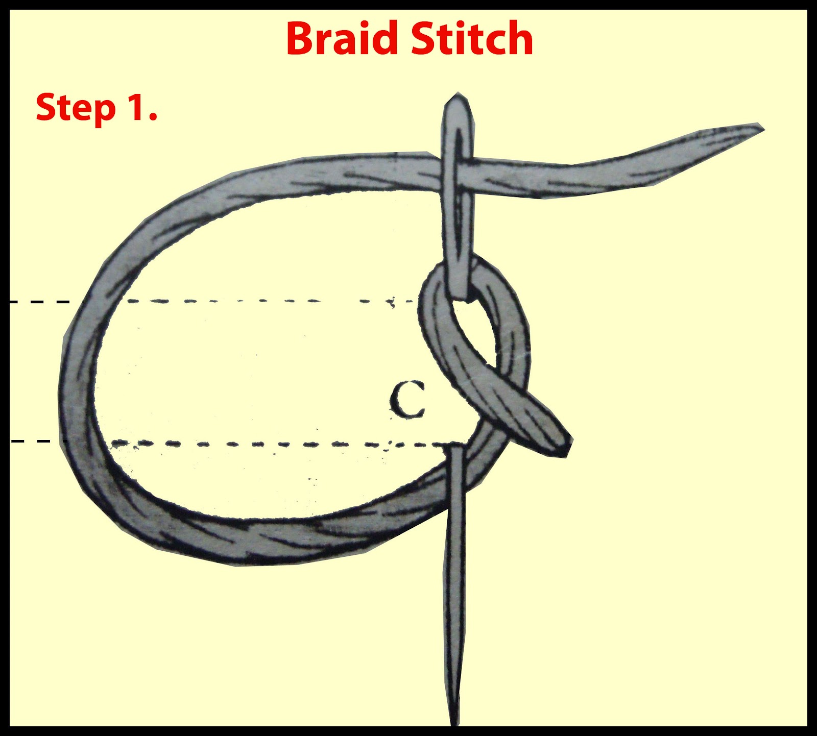 Craft Ideas: Braid Stitch