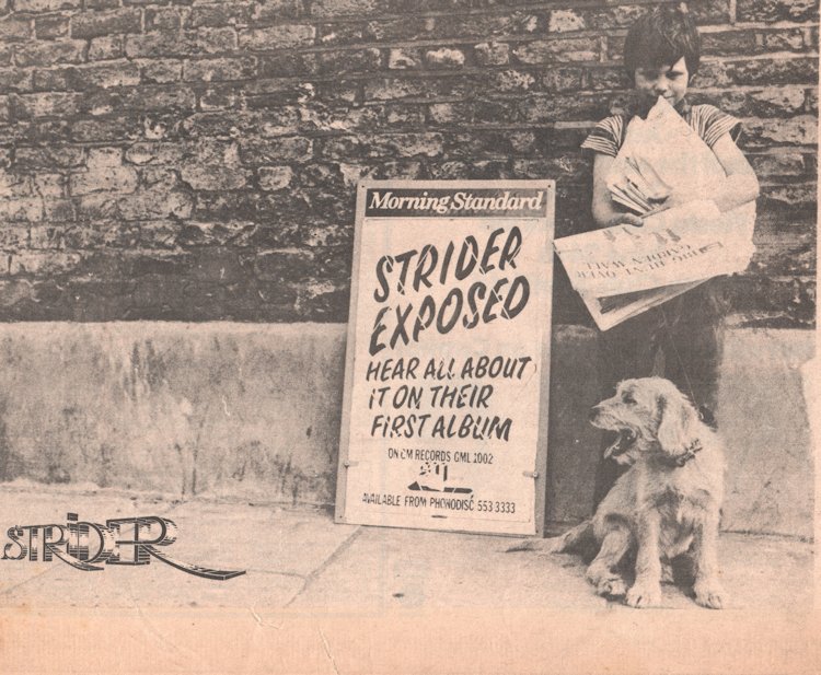 johnkatsmc5: Strider "Exposed" 1973 + “Misunderstood” 1974 UK Hard Rock