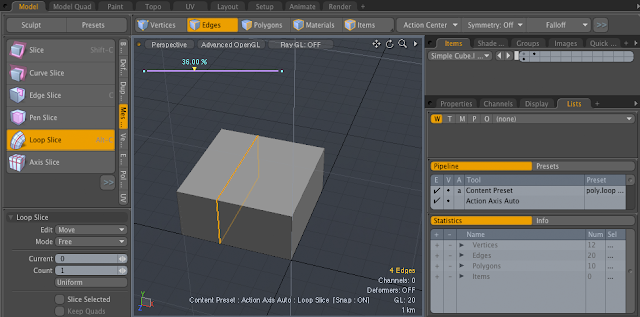 CG Memo: Modo Crash Course (2) Modeling
