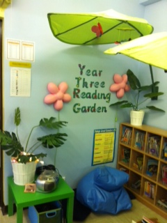 Rush Green Primary School Blog: Look at our Reading Garden!