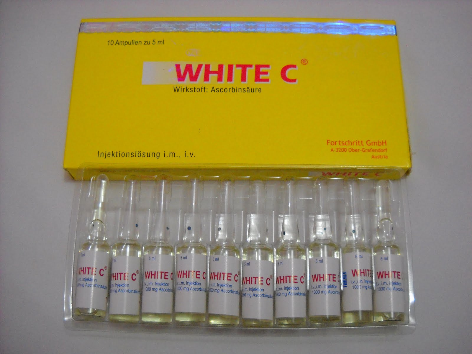 Suntik Pemutih Injeksi: WHITE C