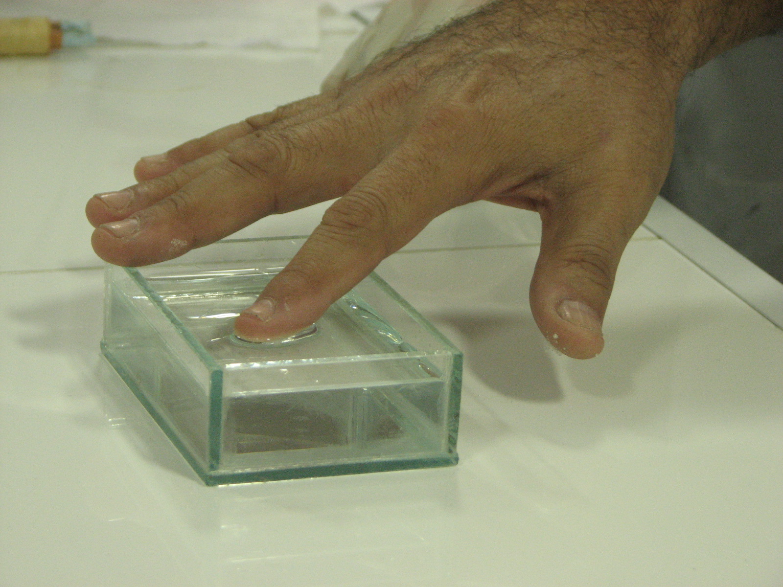 Explicação : Esta pequena quantidade de sal do dedo é chamada GÉRMEN DE ...