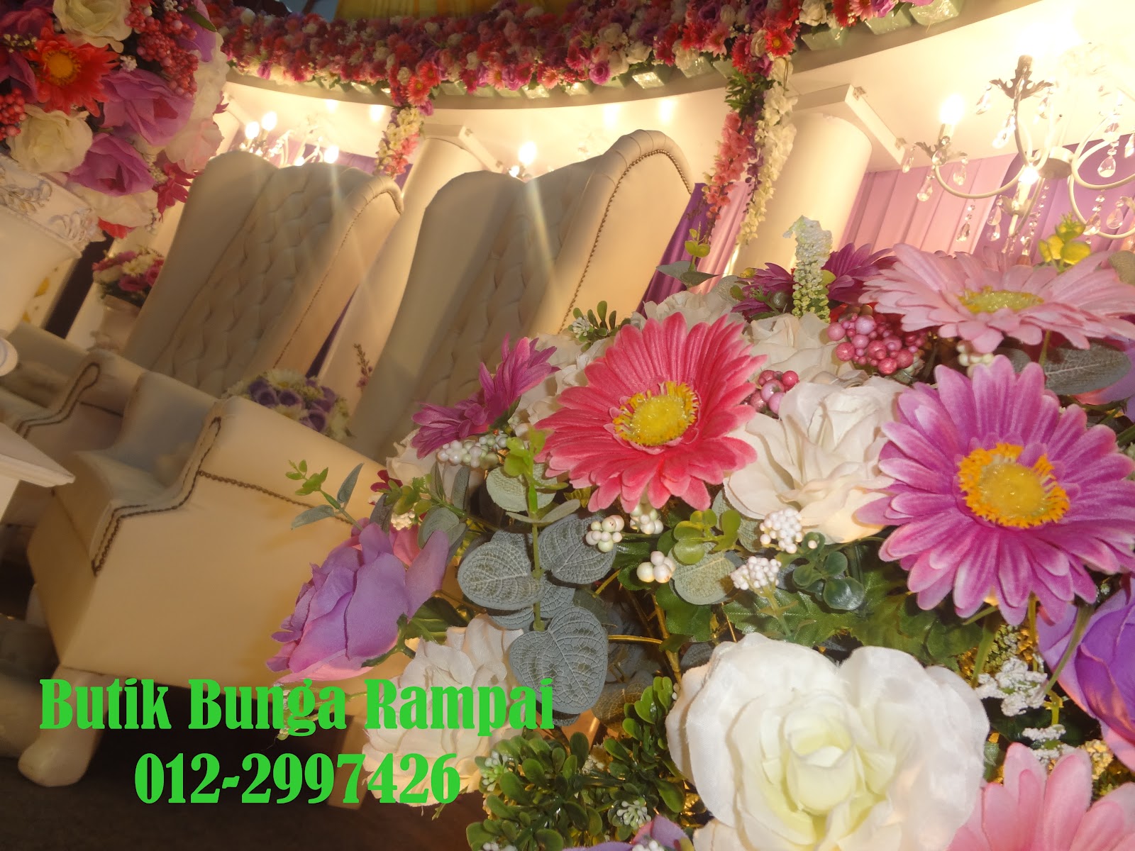 Butik Bunga Rampai: Pelamin Perkahwinan