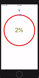 Custom Progress Ring in Xamarin iOS