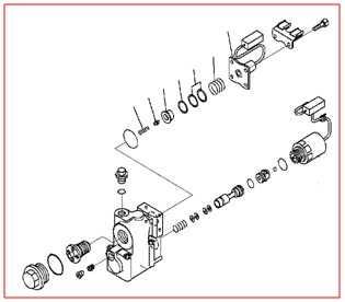 Mining Heavy Equipment: HD785-7 KOMATSU TRANSMISSION E03,FILL SWITCH ...