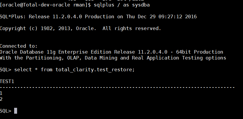 Complete Blog for Oracle DBAs by Vigna: Restore Until TIME (RMAN Point ...