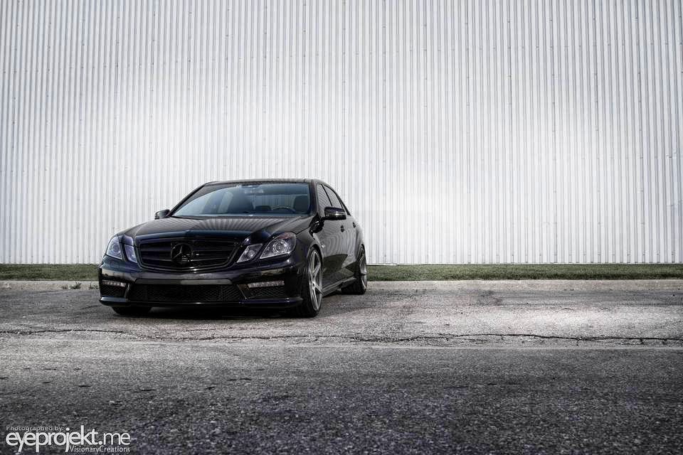Mercedes-Benz E63 AMG on Stance Wheels SC-6 Slate Grey | BENZTUNING