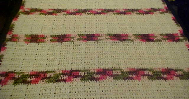 Gods Tiny Angels Patterns: Danettes' front post Dc blanket