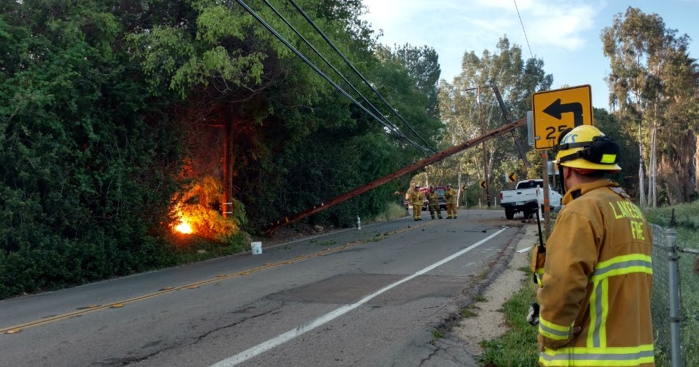 Lakeside Fire District: Wire Down Call Starts Fires