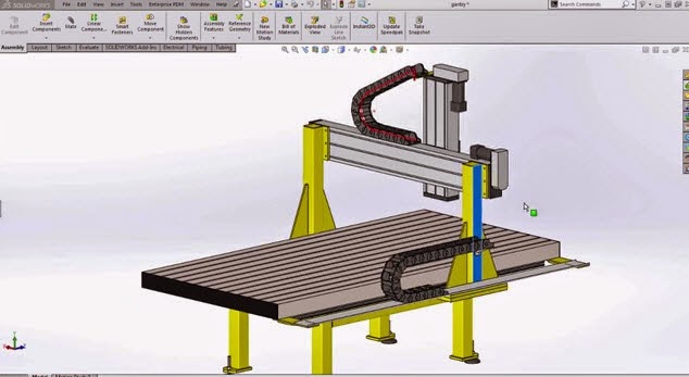 How to use new Chain Component Pattern for Assembly in SOLIDWORKS 2015 ...