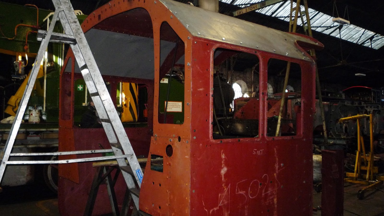 5025 The oldest surviving LMS Black 5: Constructing the new cab