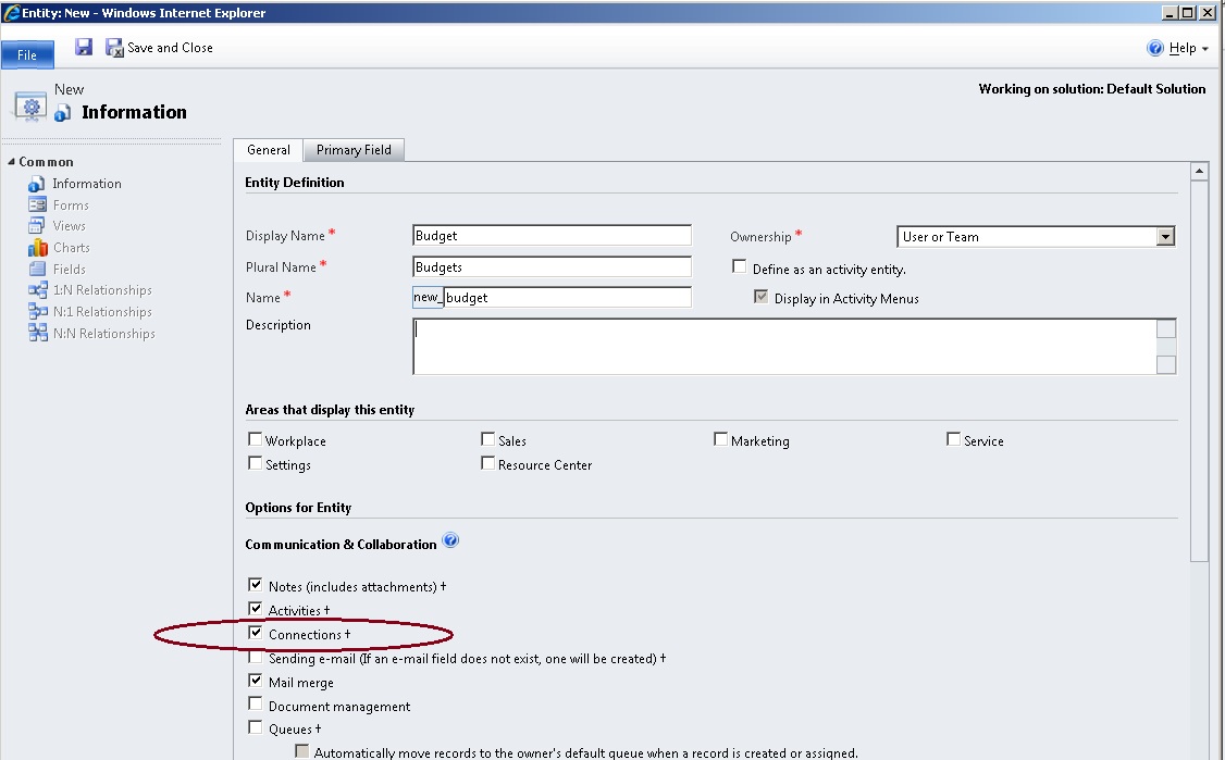 Microsoft Dynamics CRM & Microsoft Azure -Learn The Ropes: Connections in CRM 2011